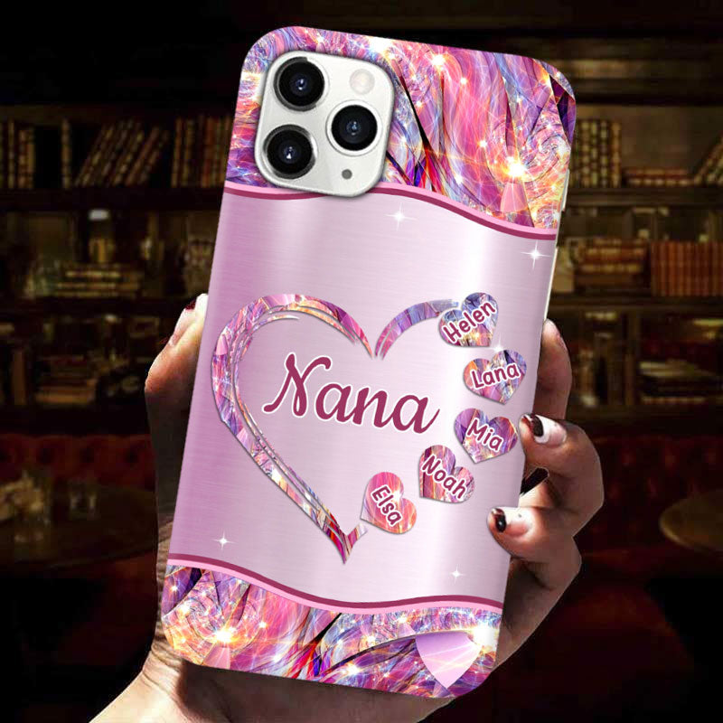 Hearts Grandma Nana Mimi Gigi Personalized Phone case SC7054 ...