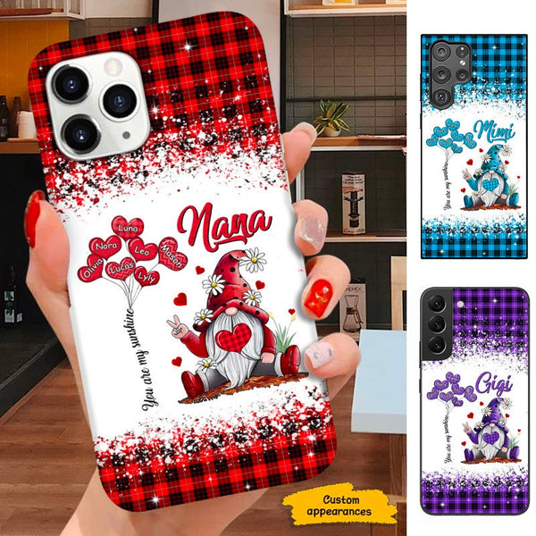 Heart Gnome Nana Mimi Gigi Grandma Personalized Phone Case SC23419 - ShinyCustom - The Best ...