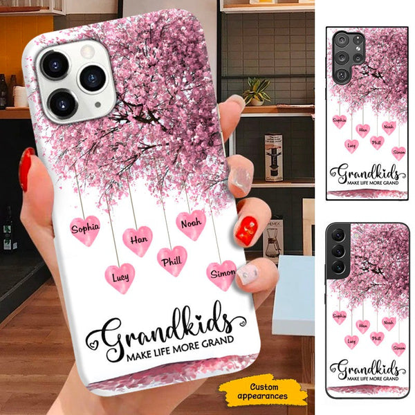 Tree Hearts Grandkids make life more grand Mom Nana Mimi Grandma Perso ...